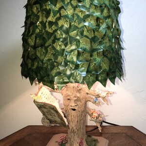 Happy Forest Tree Nursery Lamp - Etsy