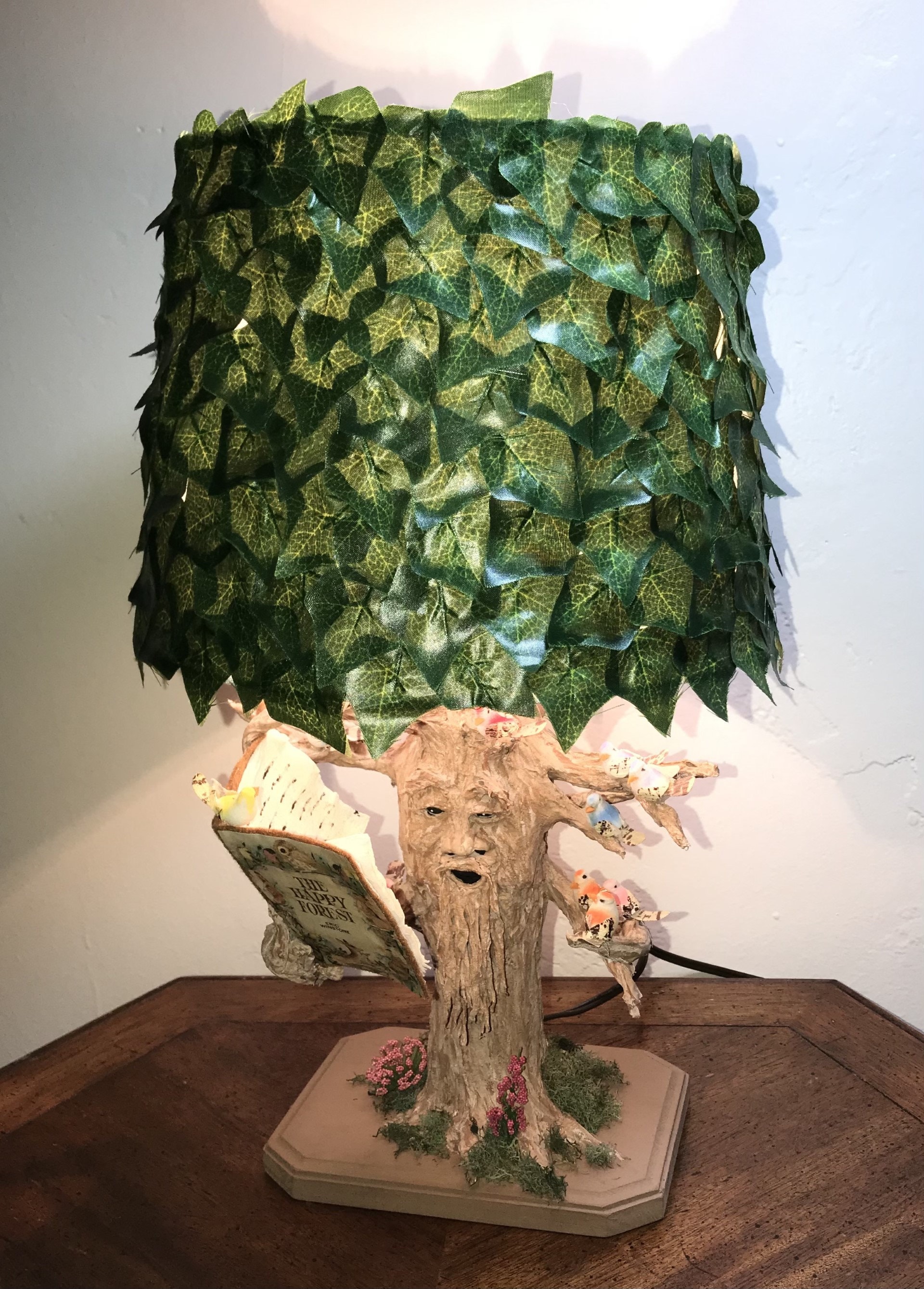 Happy Forest Tree Nursery Lamp - Etsy