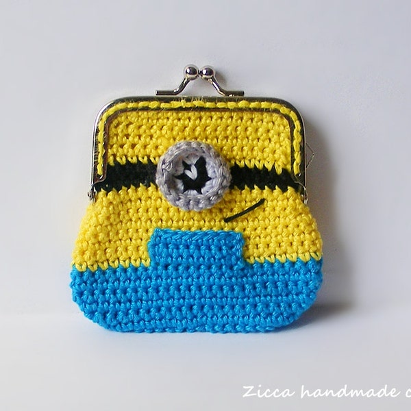 Crochet Minion Purse - Etsy