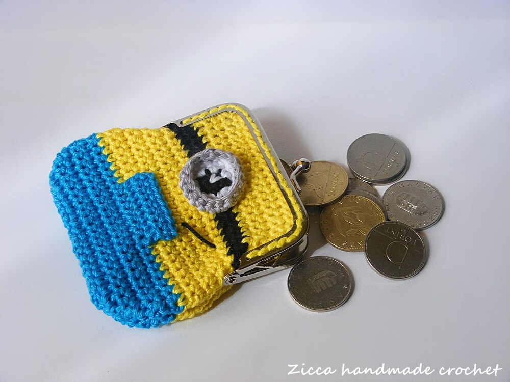 Crochet Minion Coin Purse PDF Pattern - Etsy