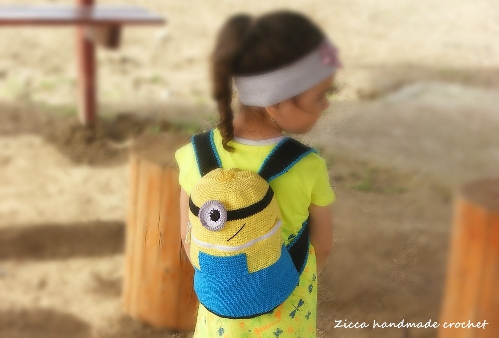 Crochet Minion Backpack PDF PATTERN - Etsy
