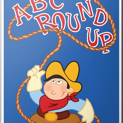Toy Story ABC Round up Poster - Etsy