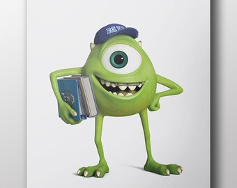 Monsters Inc. Magazine Cover redesign 11' x 14 | Etsy
