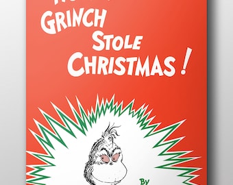 How the Grinch Stole Christmas Poster - Etsy