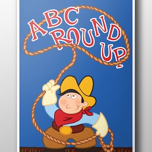 18 x 24 Toy Story ABC Round Up Digital | Etsy