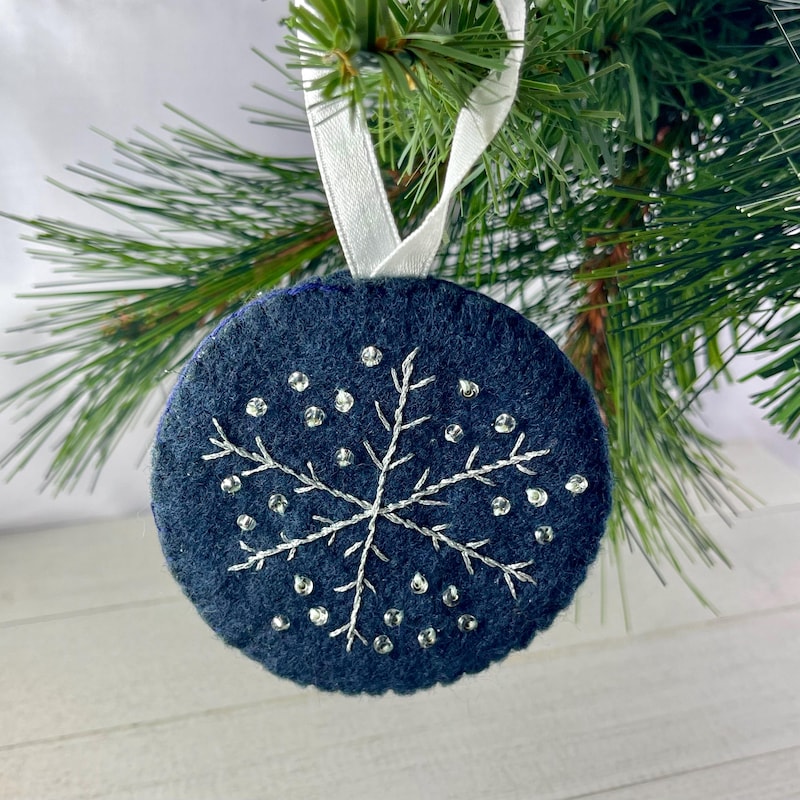 Felt Snowflake - Etsy