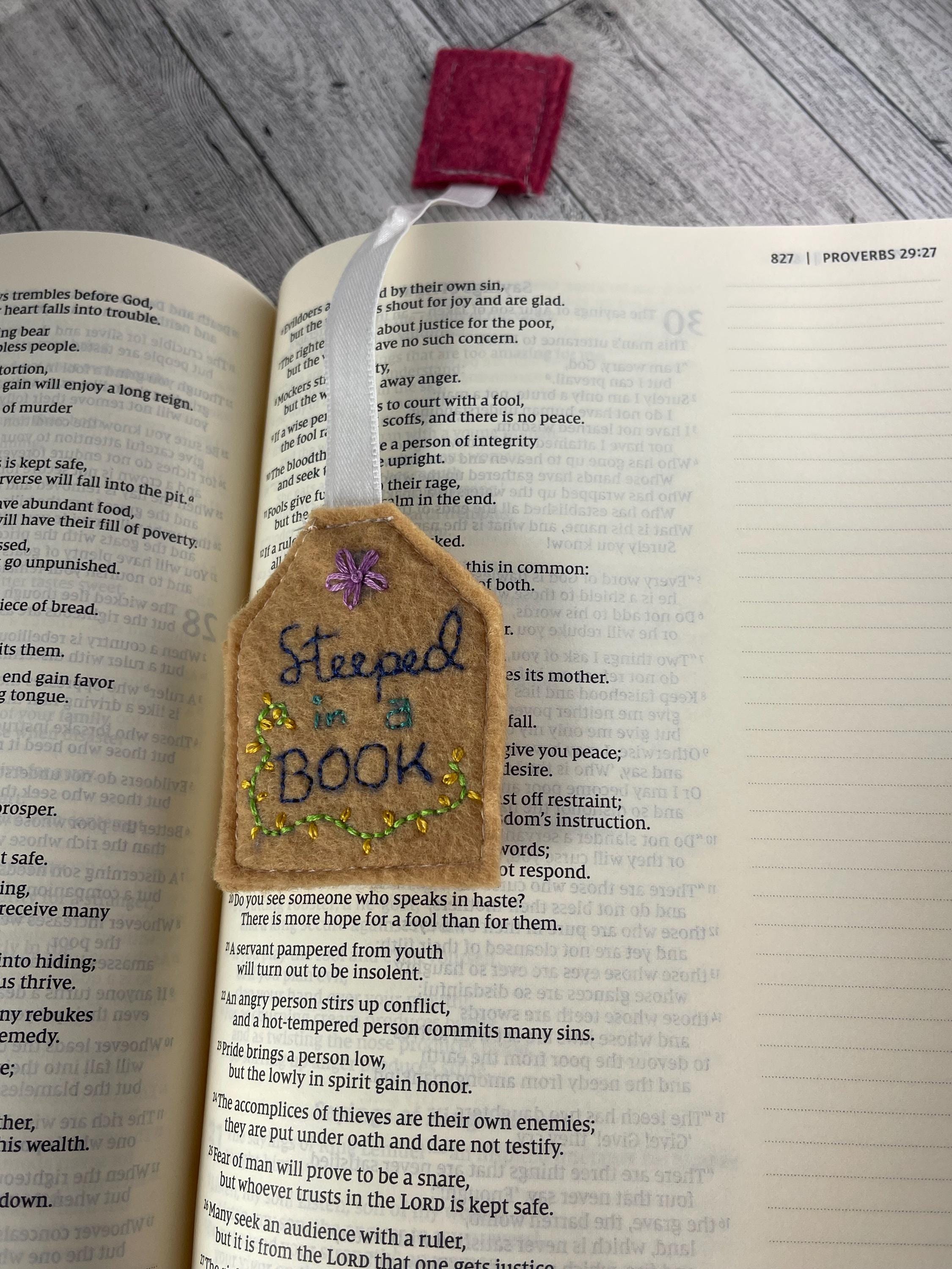Felt Teabag Bookmark- "tea" Puns - Etsy