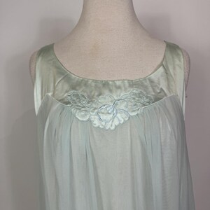 1960s Gossard Artemis Minty Green Blue Peignoir Slip and Robe Set - Etsy
