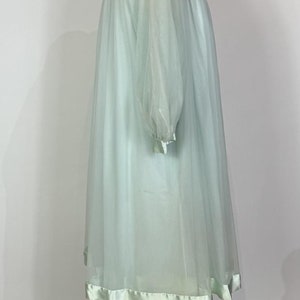 1960s Gossard Artemis Minty Green Blue Peignoir Slip and Robe Set - Etsy