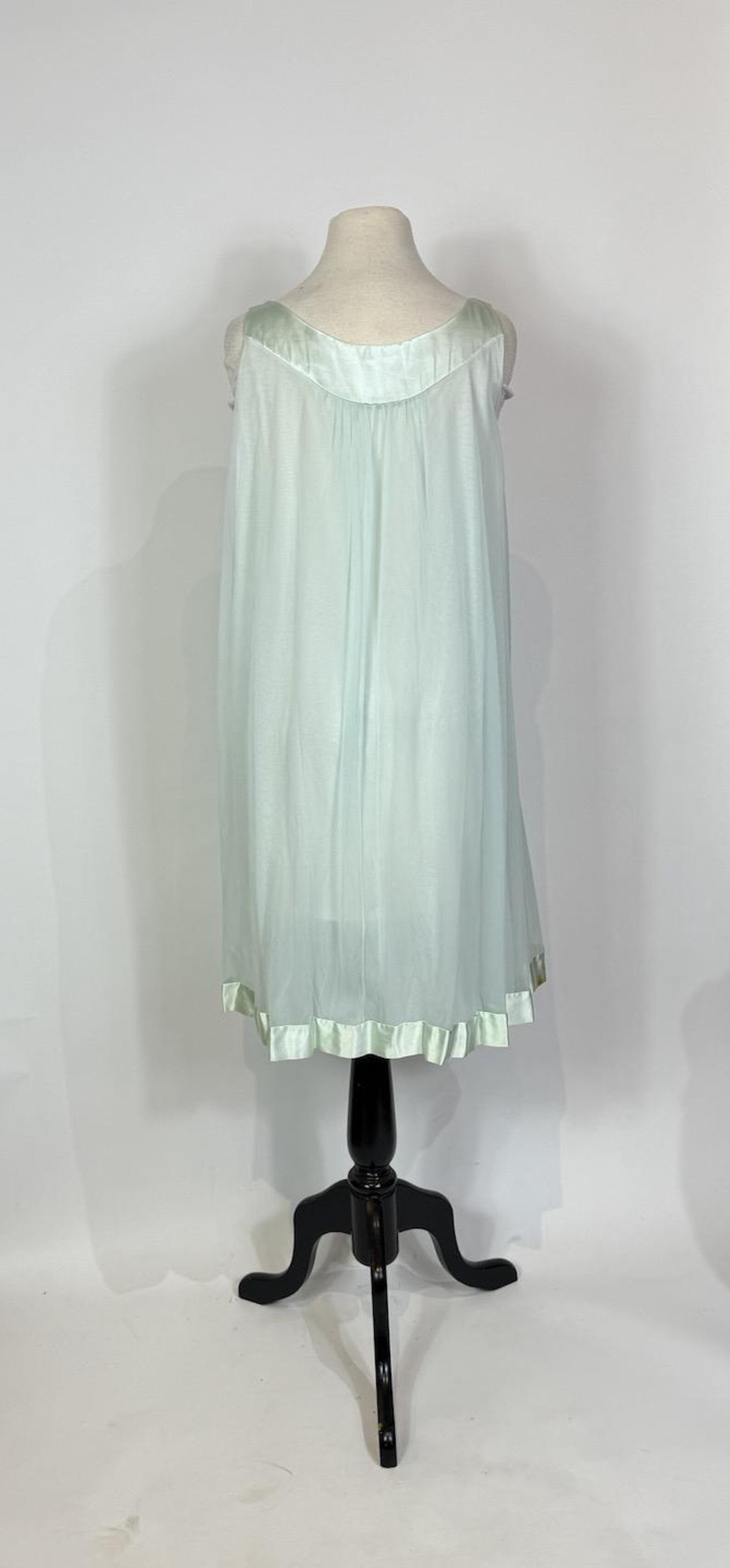 1960s Gossard Artemis Minty Green Blue Peignoir Slip and Robe Set - Etsy