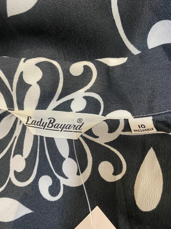 1960s Lady Bayard Bold Floral Print Button Up Dress - Gem