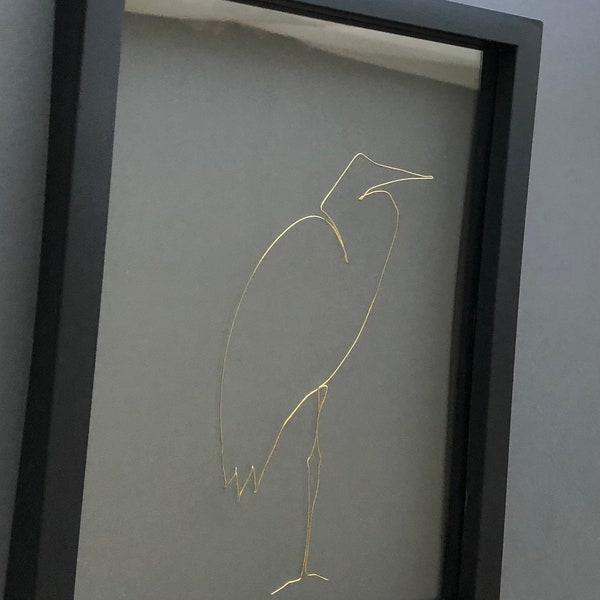 Wire Bird Sculpture - Etsy