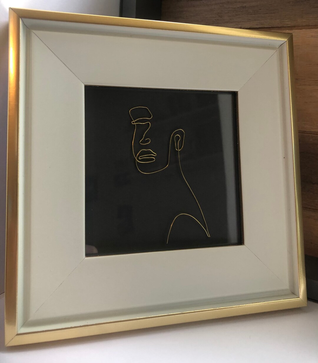 Abstract Art, Abstract Face, Wire Sculpture, Wire Art, Desk Decor ...