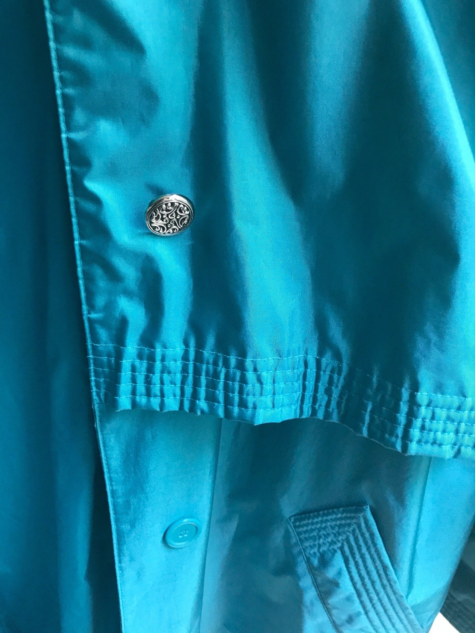 Iridescent Trench Coat: Rain Coat Summer Sky Trench Coat - Etsy