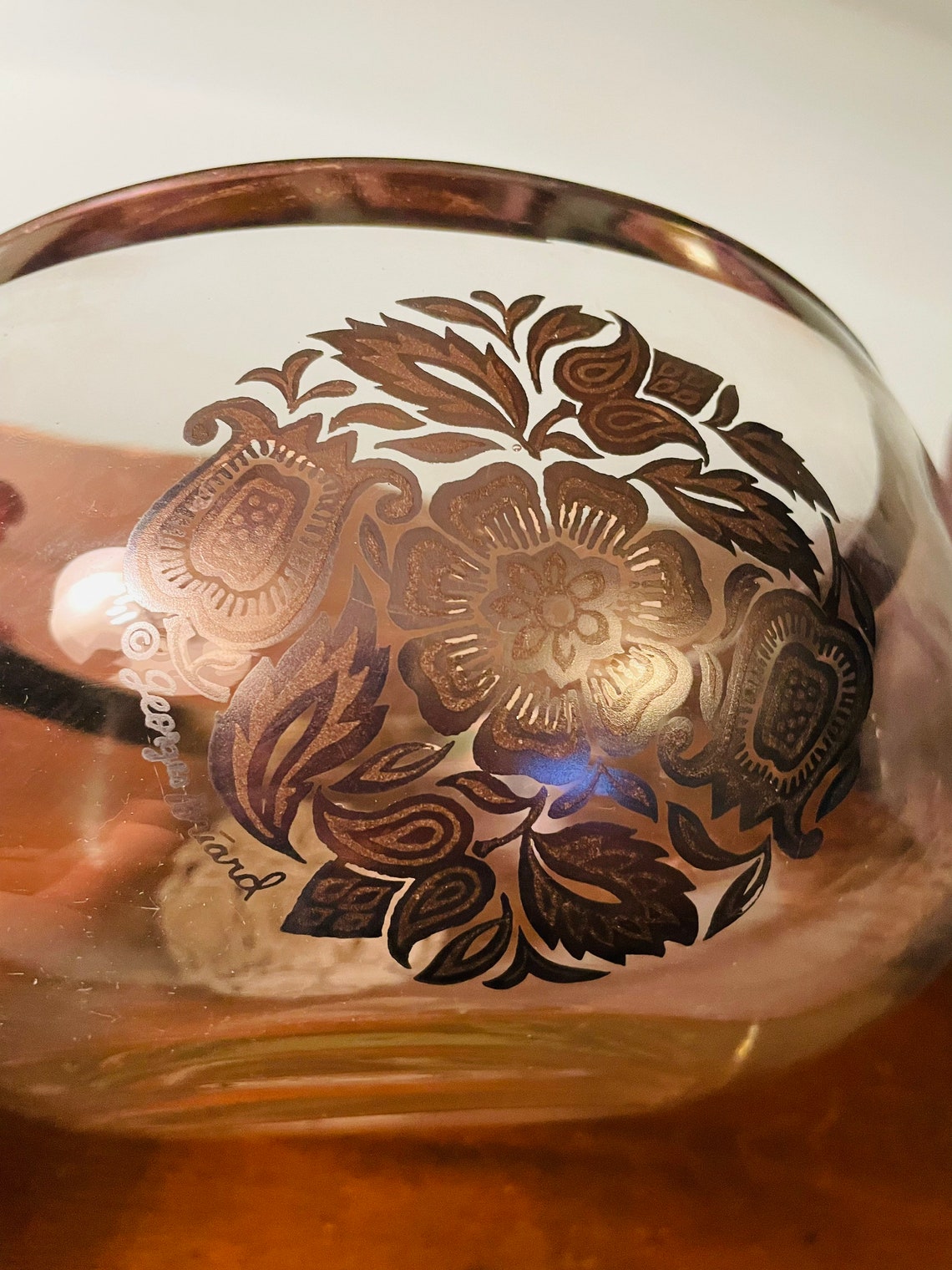 Large Vintage George Briard Mid Century Modern Glass and | Etsy