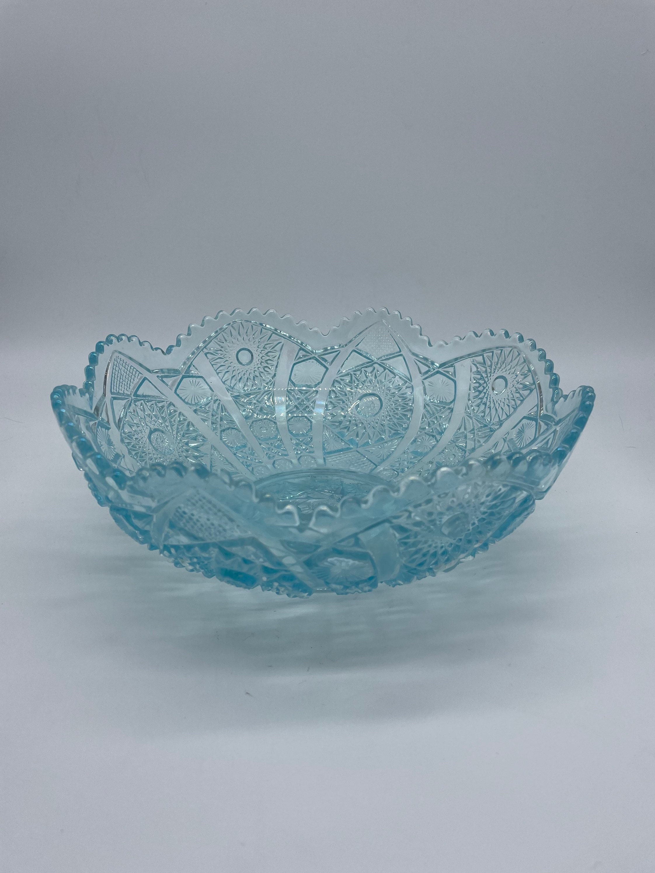 Imperial ice blue glass serving bowl Home & Living Kitchen & Dining ...