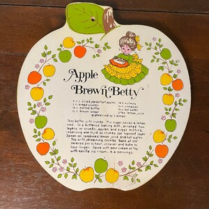 Vintage Japan Lorrie Design Apple Brown Betty Wall Hanging - Etsy