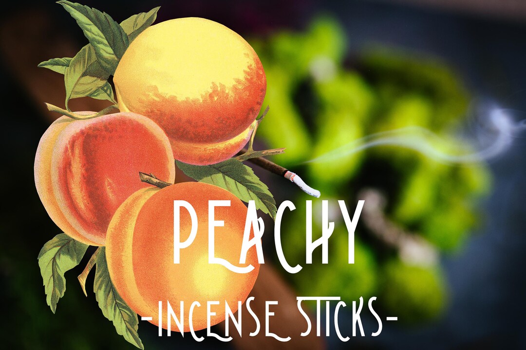 PEACH Incense - Fruit Incense Sticks - Air Freshener - Fruit Basket ...