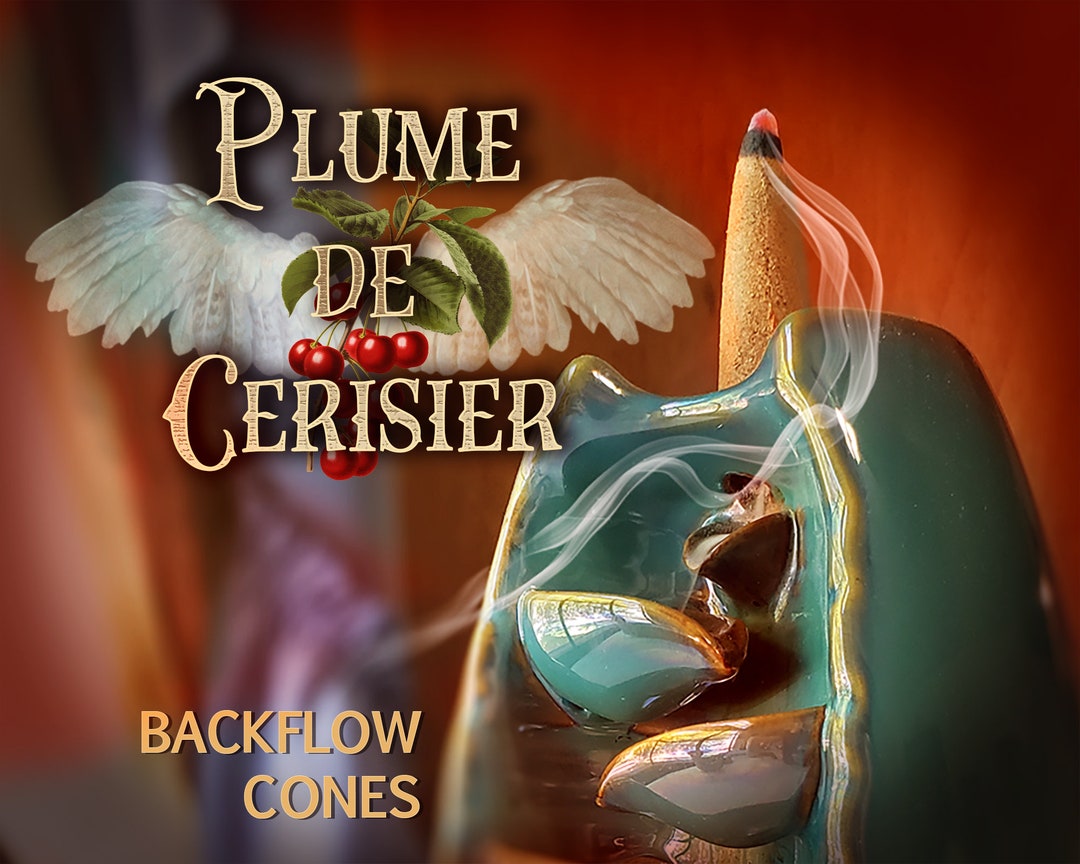 Plume De Cerisier - Cherry Incense Cones - Back Flow Incense - Incense ...