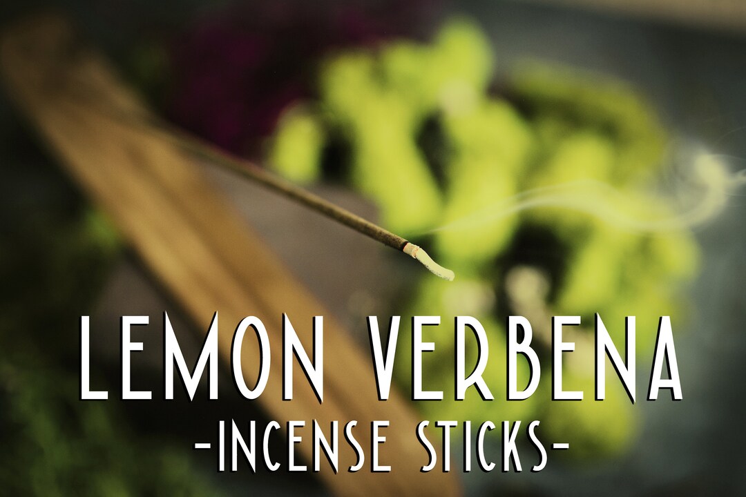 LEMON VERBENA Incense Sticks - Citrus Incense - Lemon Incense - Wedding ...