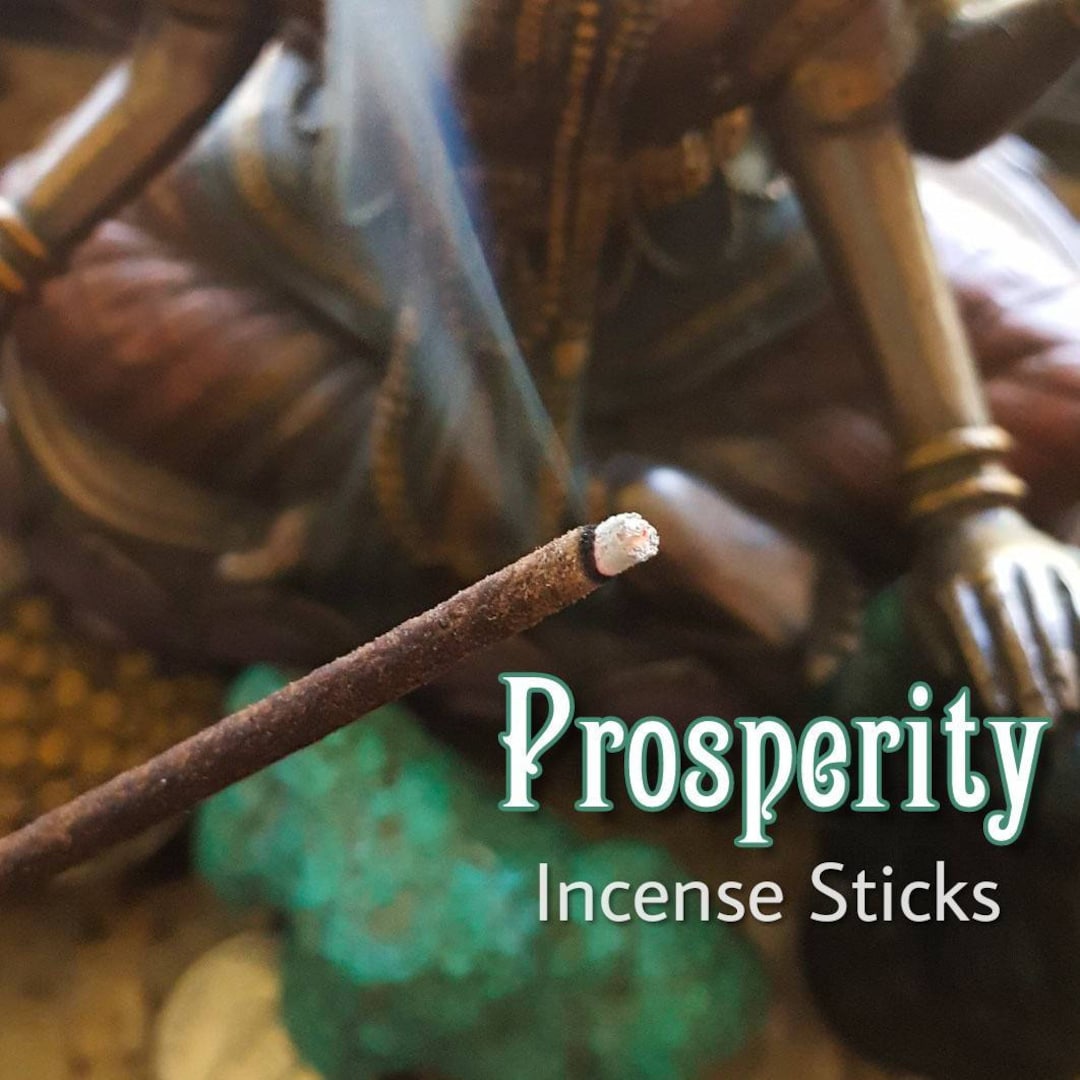 PROSPERITY Incense - Abundance Incense Sticks - Vetiver Incense ...