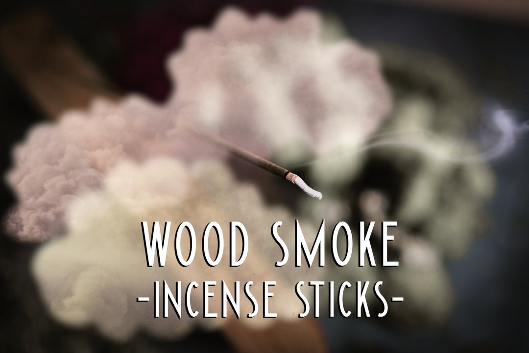WOOD SMOKE Incense Sticks - Fireplace Scent - Burning Wood - Ritual ...