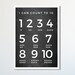 Numbers Print | Kids Poster | Numbers Wall Art | Printable | Nursery ...