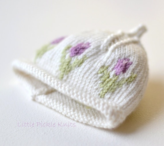 Spring Flower Baby Beanie 'little Tulip' PDF | Etsy