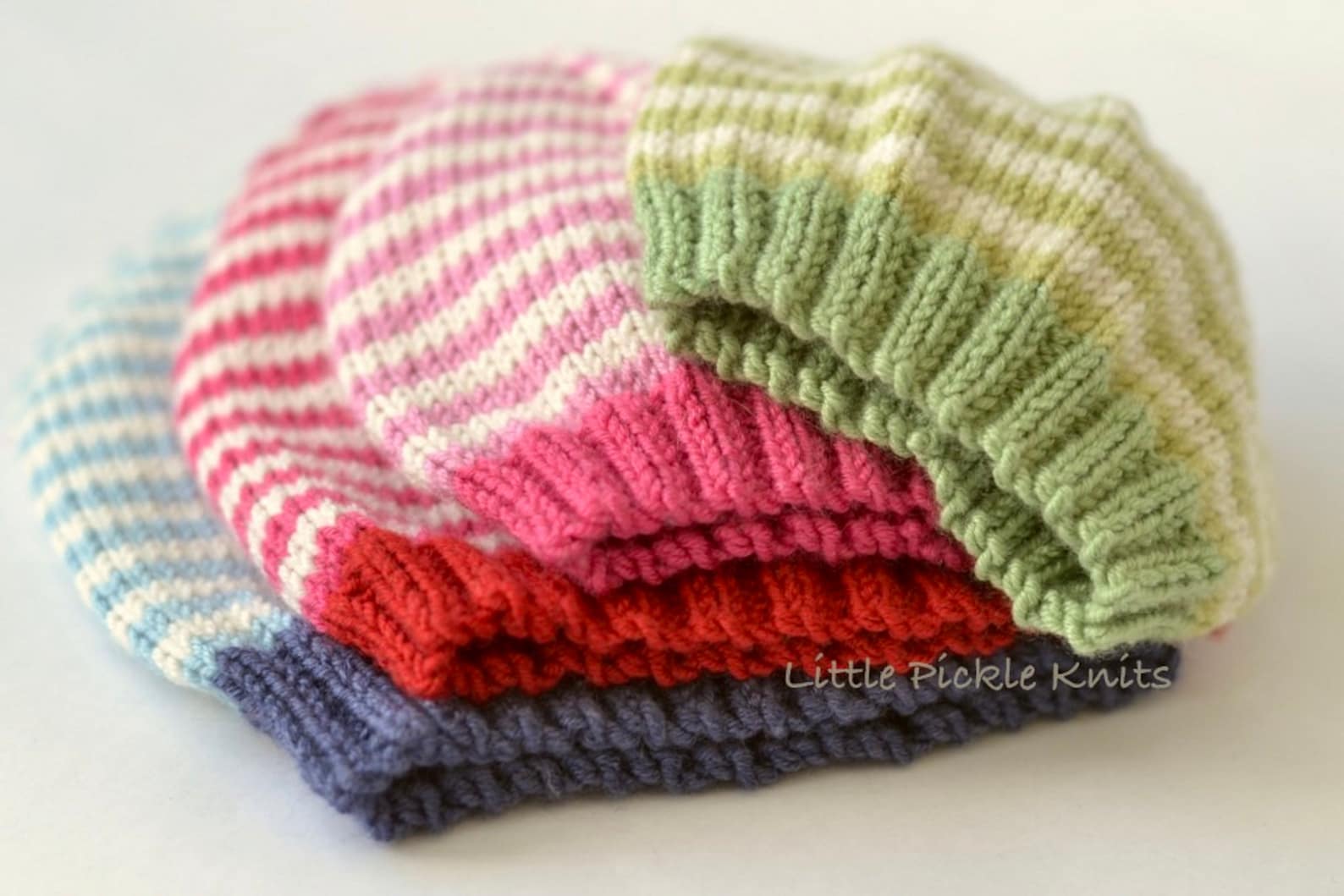EASY KNITTING PATTERN Strip Rib Trim Baby Hat - Etsy UK