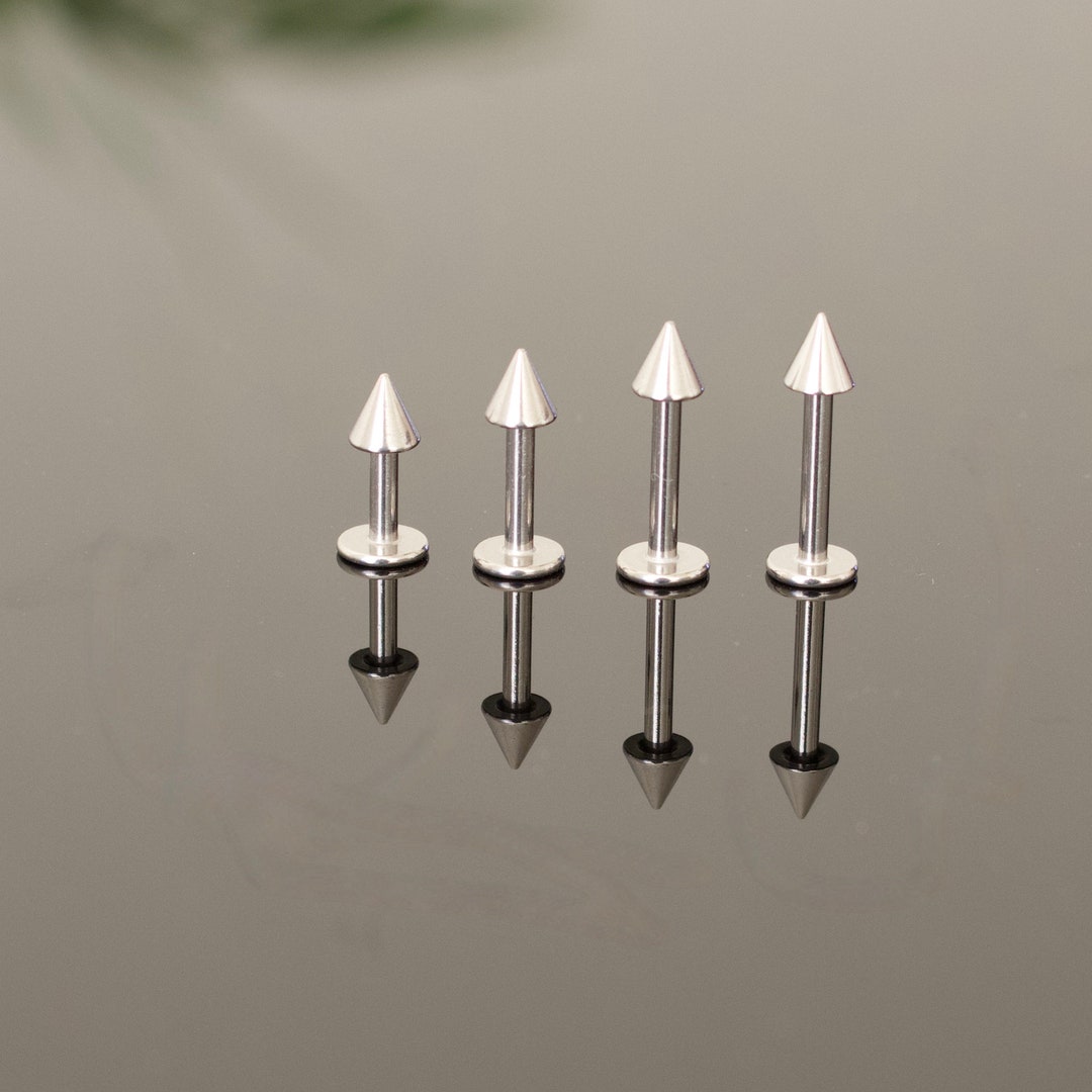 Spike Labret, Monroe, 14g 18g 20g, Surgical Steel, Spike Cartilage, Ear ...