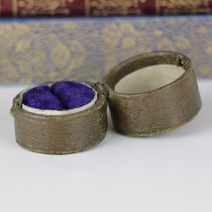Antique Ring Box Rare Engagement or Wedding Ring Box With Deep - Etsy