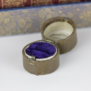 Antique Ring Box Rare Engagement or Wedding Ring Box With Deep - Etsy
