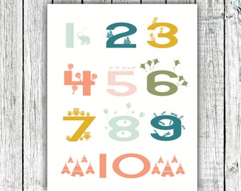 Printable numbers | Etsy