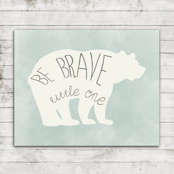Be Brave Little One - Etsy