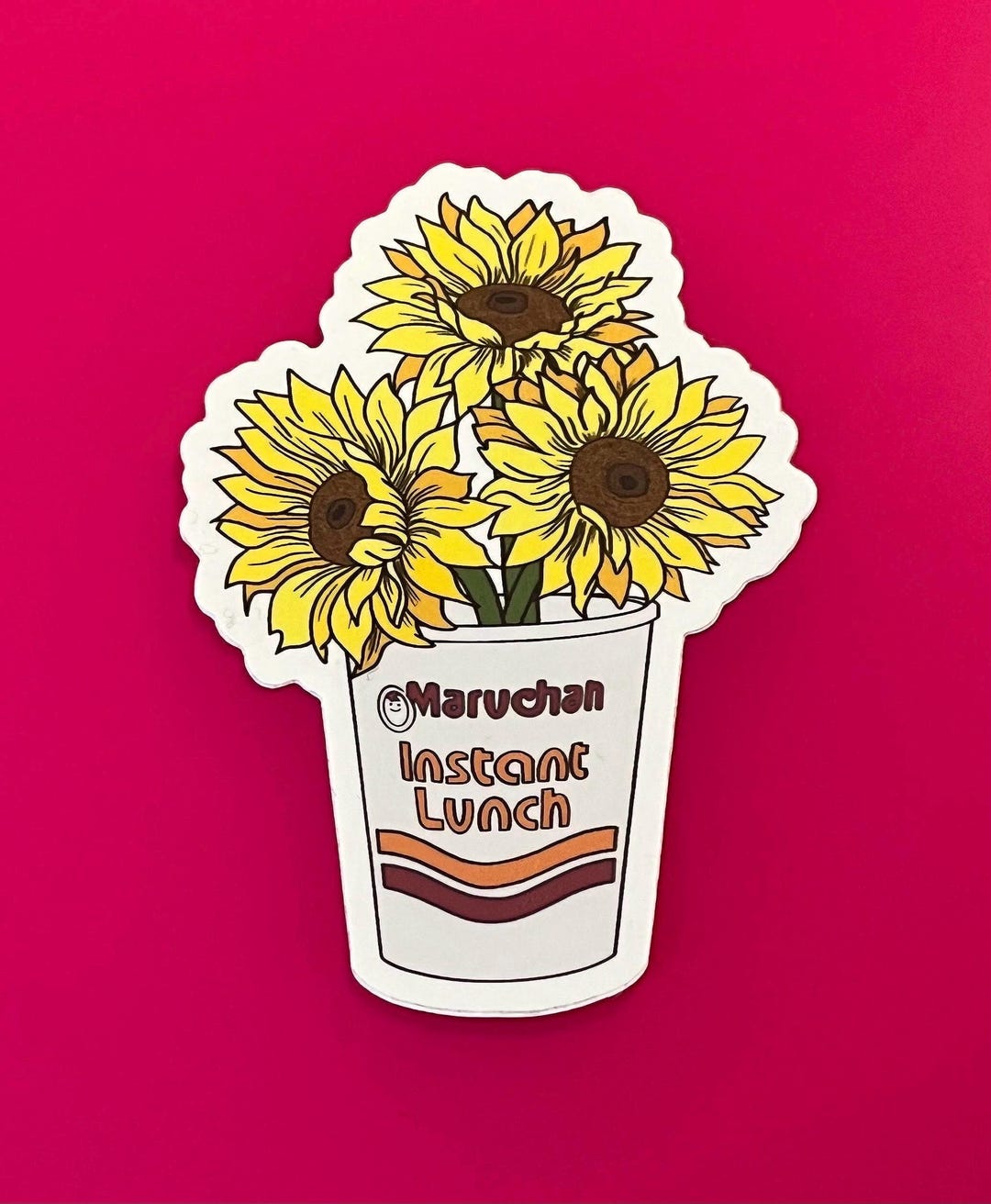 Maruchan Instant Lunch Noodle Sticker, Ramen Sticker, Cup of Noodle ...