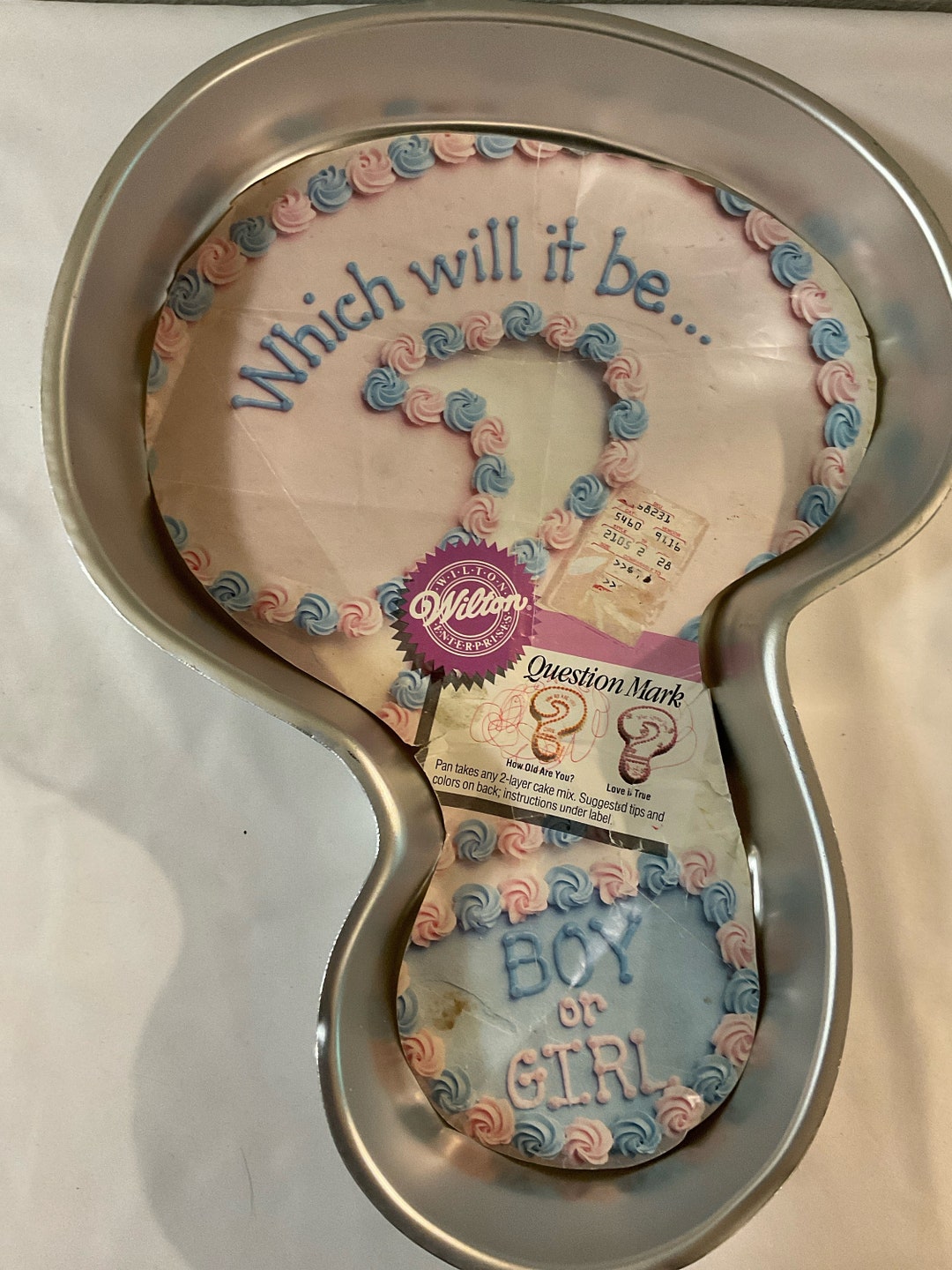 Wilton Question Mark Cake Pan - Etsy