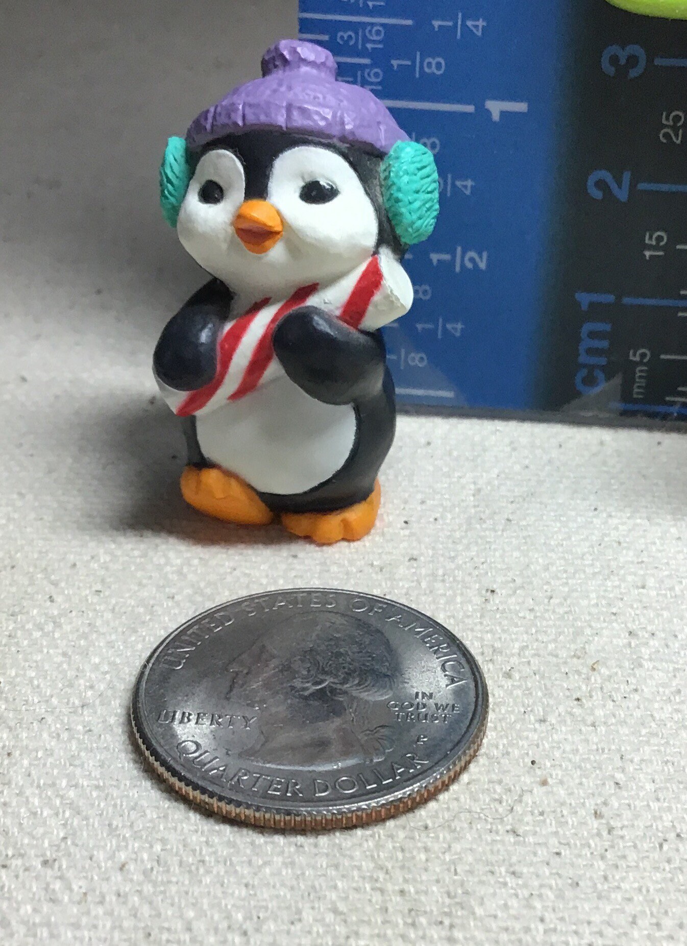 1993 Hallmark Merry Miniature Penguin With Peppermint Stick - Etsy UK