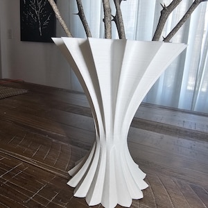 Cascade Elegance Vase, Home Decor Biodegradable Plastic - Etsy