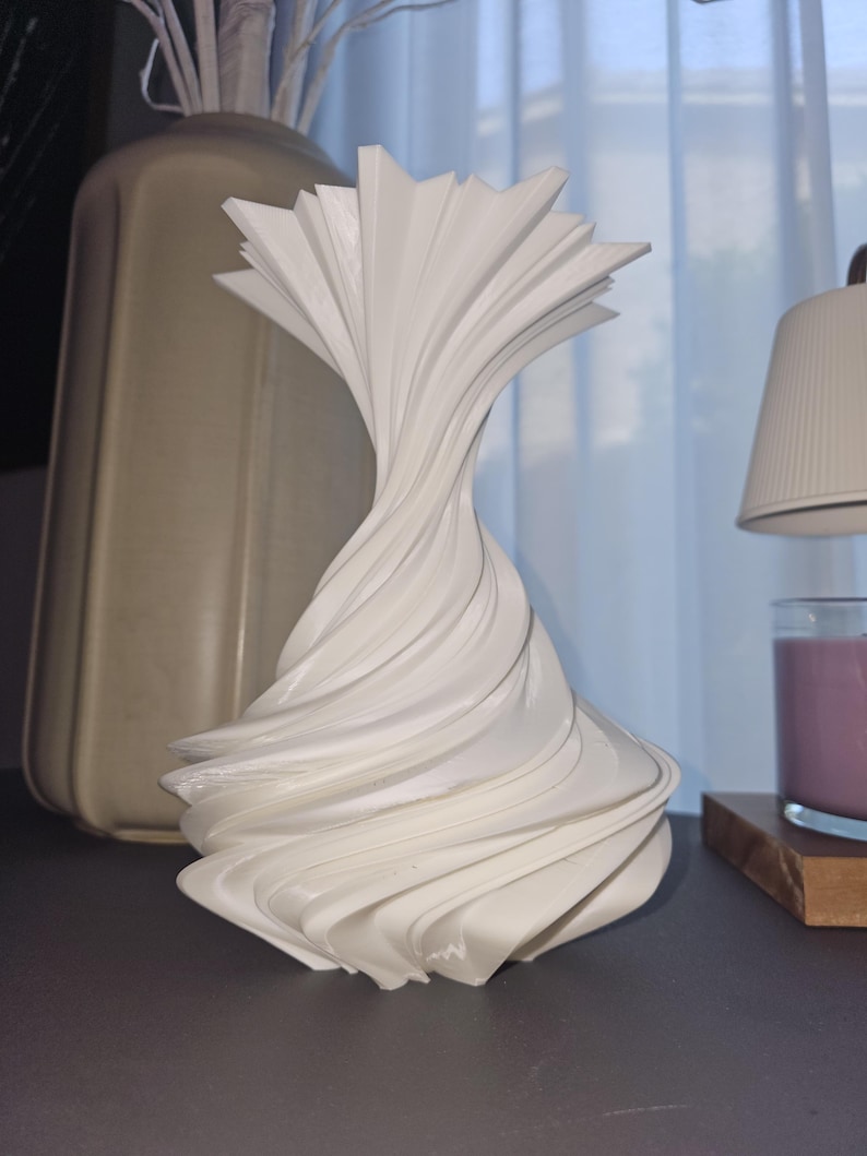 Cascade Elegance Vase, Home Decor Biodegradable Plastic - Etsy