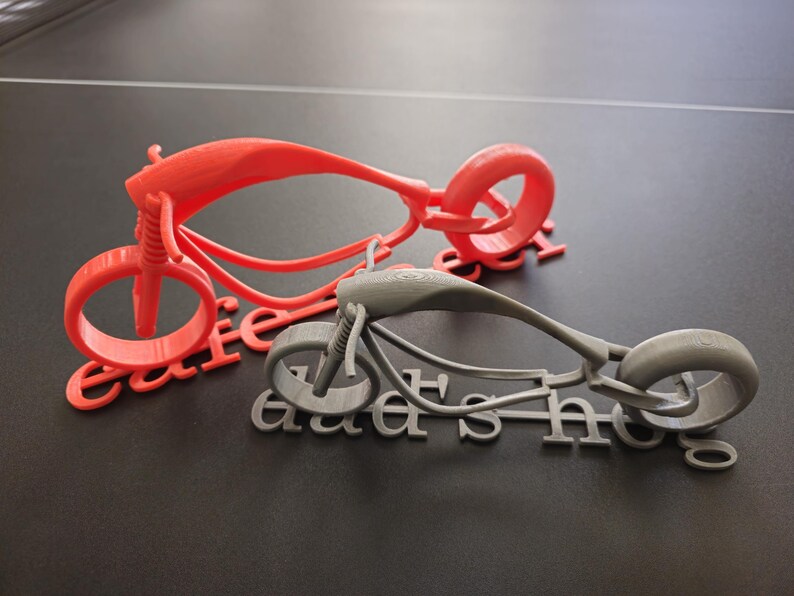 Custom 3d-printed Motorcycle Desk Decor With Personalized Base - Etsy