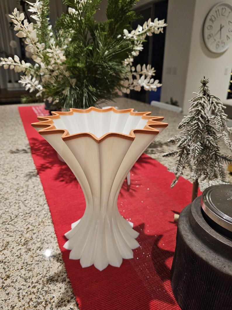 Cascade Elegance Vase, Home Decor Biodegradable Plastic - Etsy