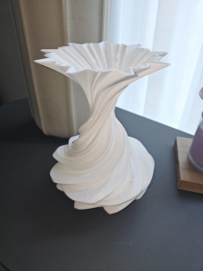 Cascade Elegance Vase, Home Decor Biodegradable Plastic - Etsy