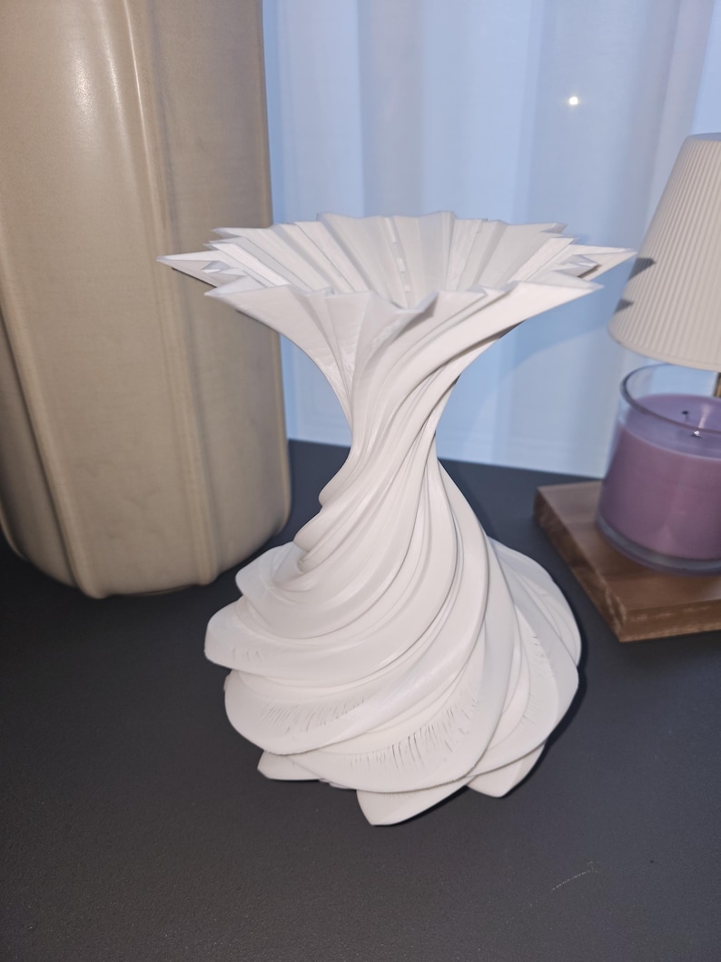 Cascade Elegance Vase, Home Decor Biodegradable Plastic - Etsy