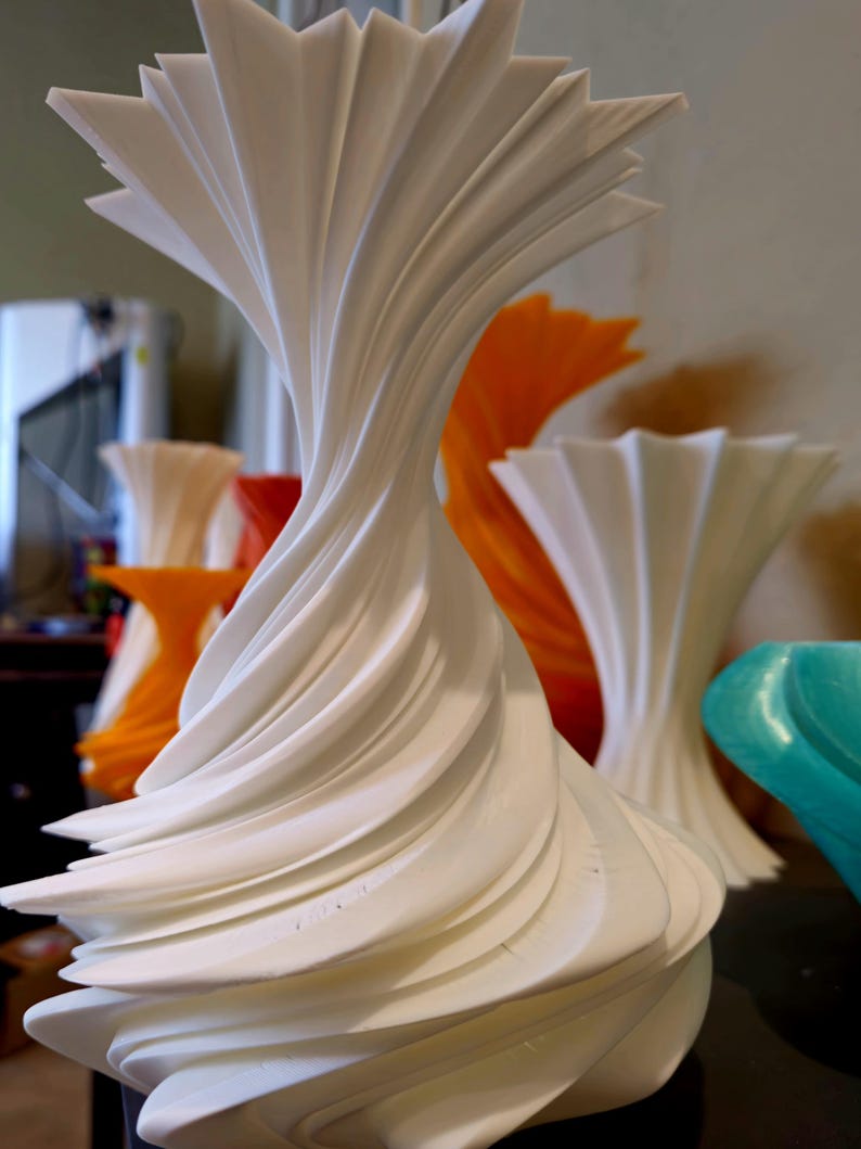 Cascade Elegance Vase, Home Decor Biodegradable Plastic - Etsy