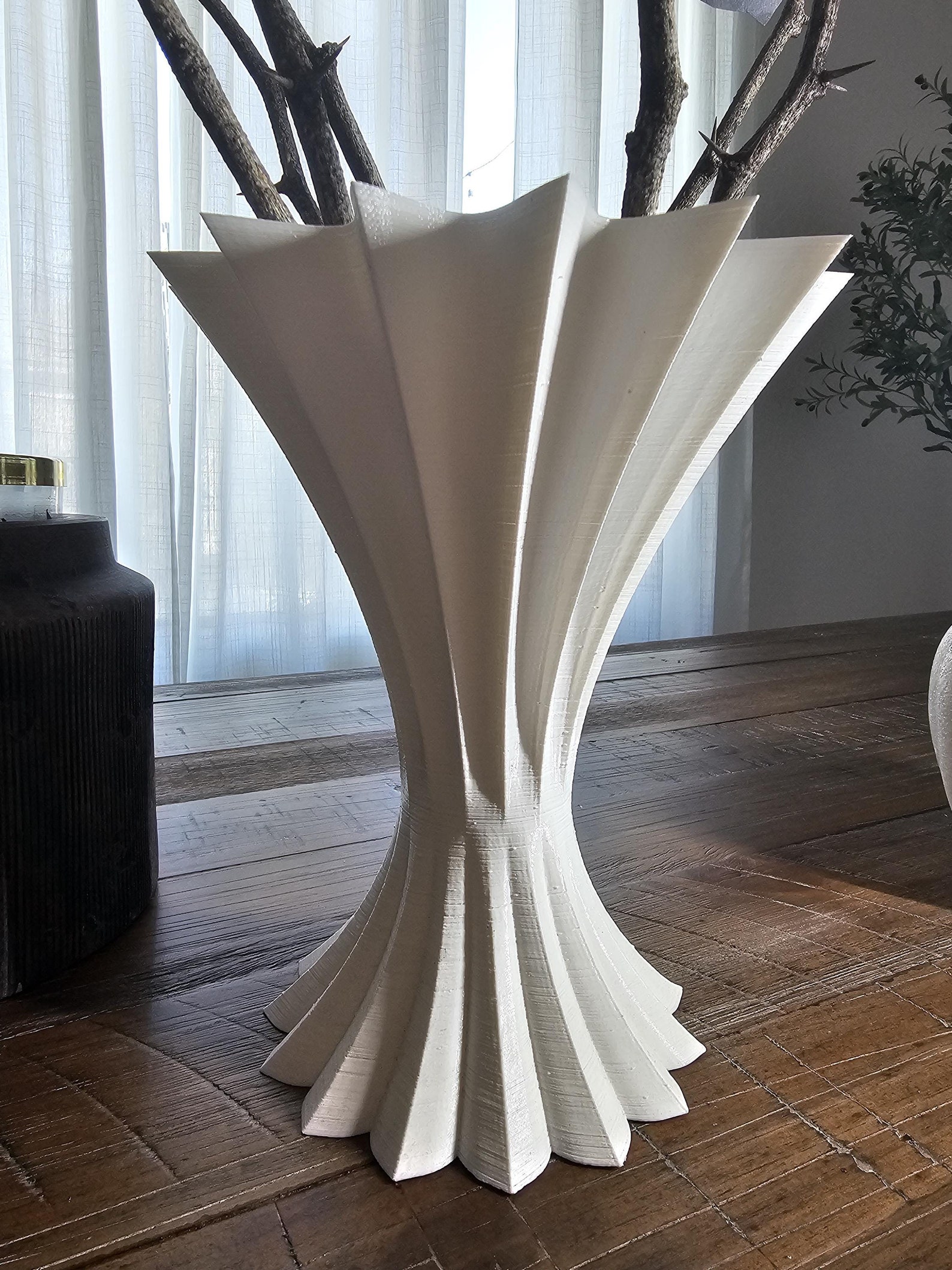 Cascade Elegance Vase, Home Decor Biodegradable Plastic - Etsy