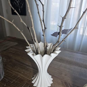 Cascade Elegance Vase, Home Decor Biodegradable Plastic - Etsy