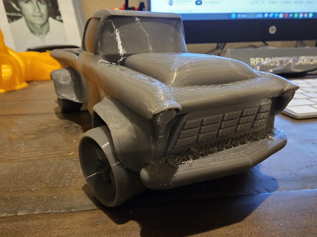 3D Printed Retro Chevy Truck, Custom Vintage Car Model - Etsy