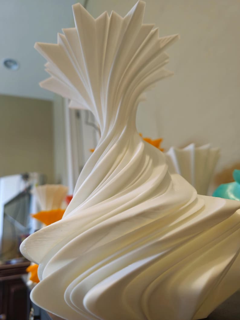 Cascade Elegance Vase, Home Decor Biodegradable Plastic - Etsy