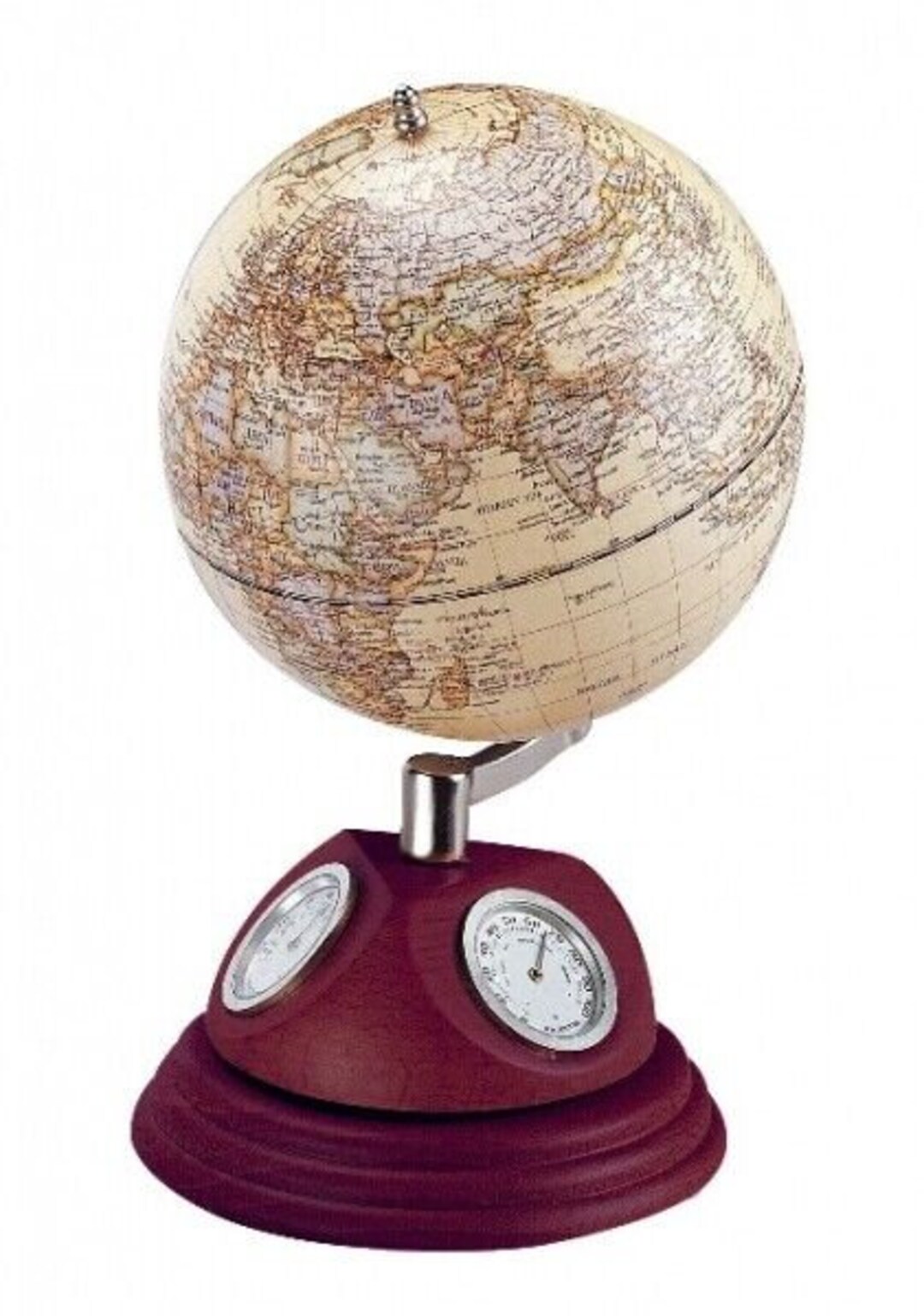 Globe Weather Station Clock Thermometer Hygrometer - Etsy