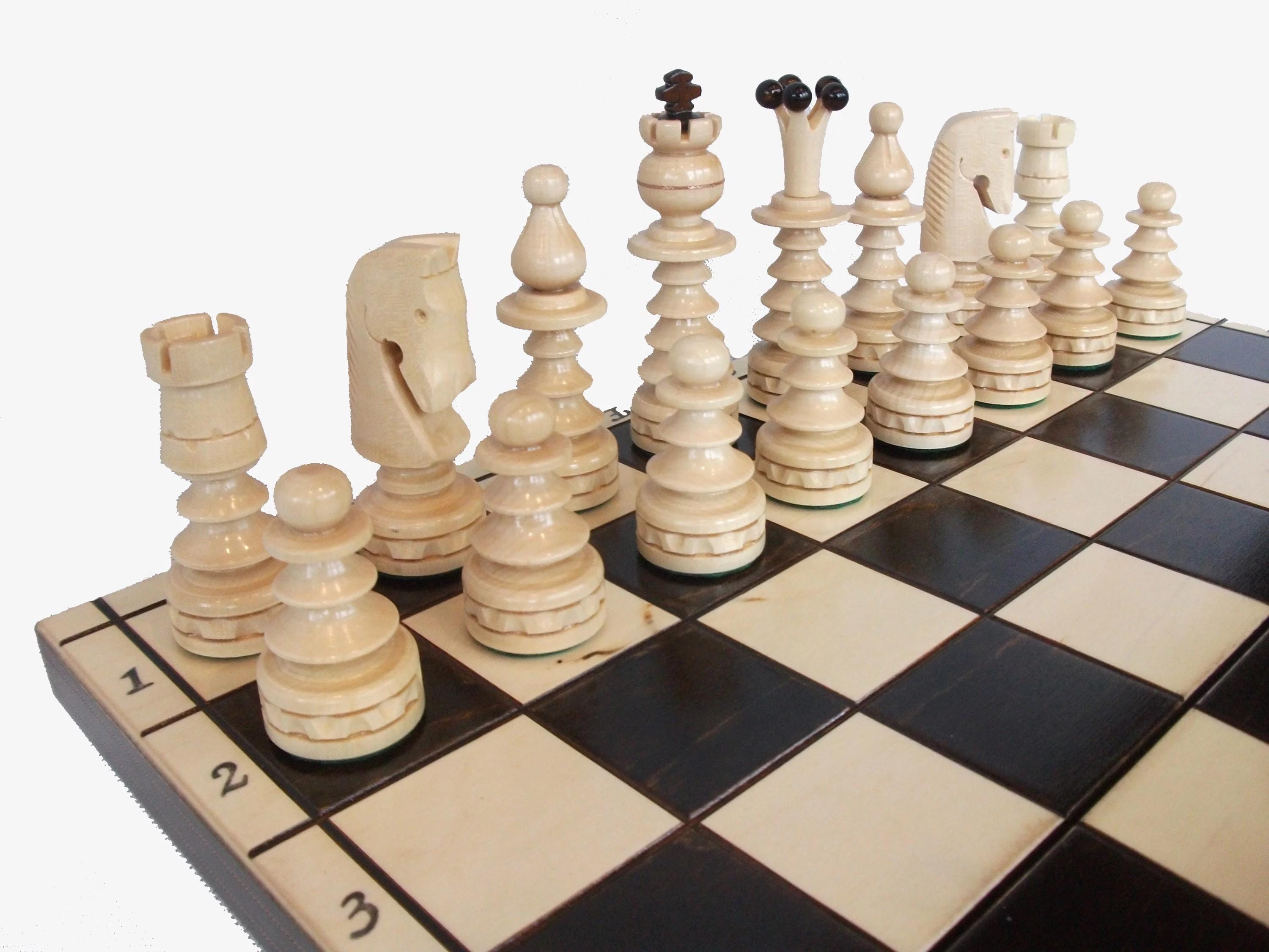 Elegant Big Chess Chess Game 50 X 50 Hand Carved New Wood 50x50 ...